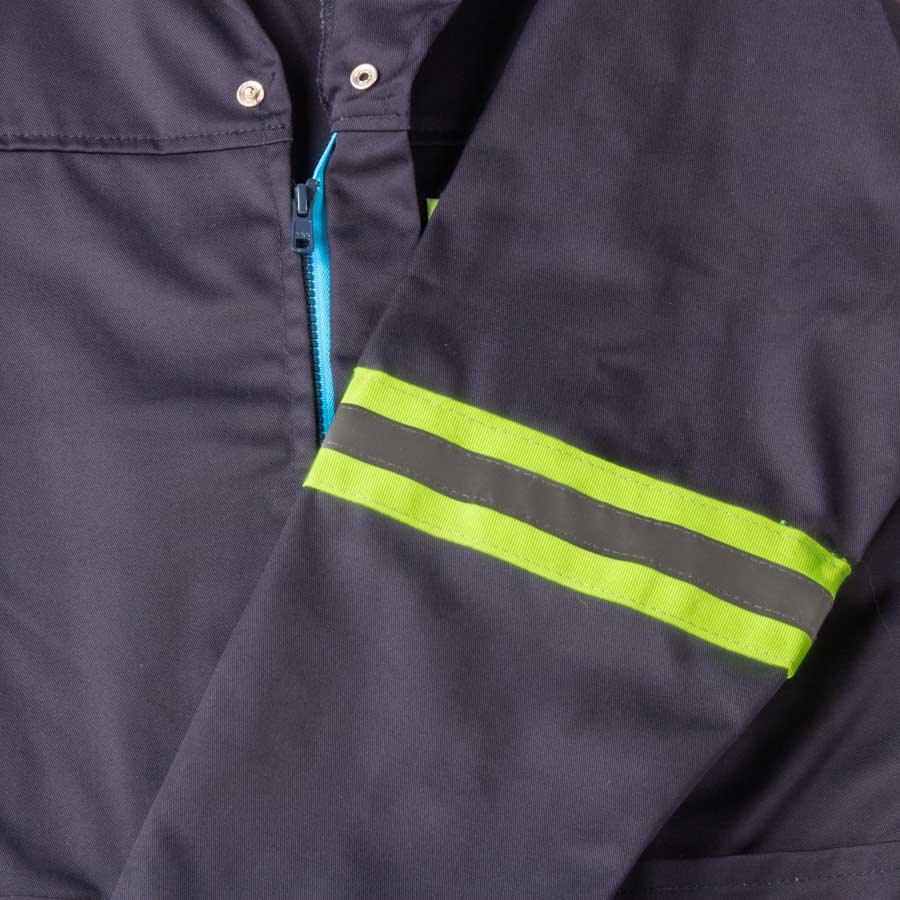Titan Premium Navy Blue Workwear Jacket (with Reflective) from FTS Safety
