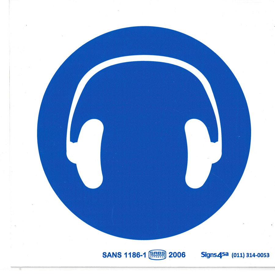 Sign Hearing Protection 290X290 from FTS Safety