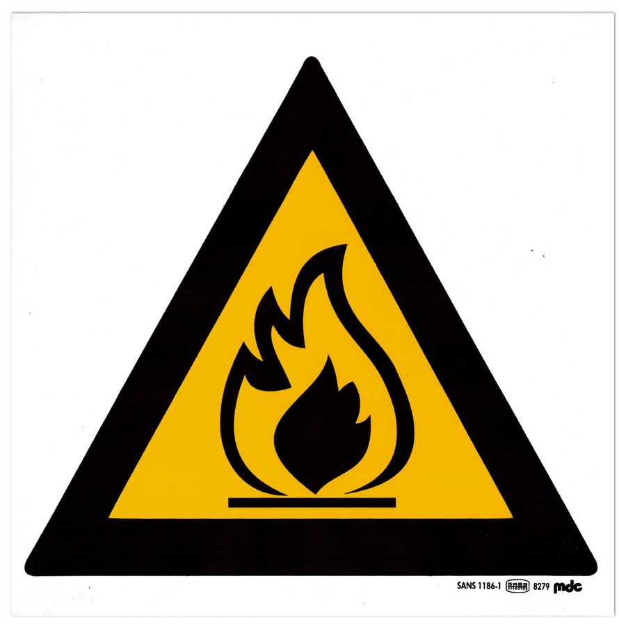 Sign Warning Fire Hazard 290x290 from FTS Safety