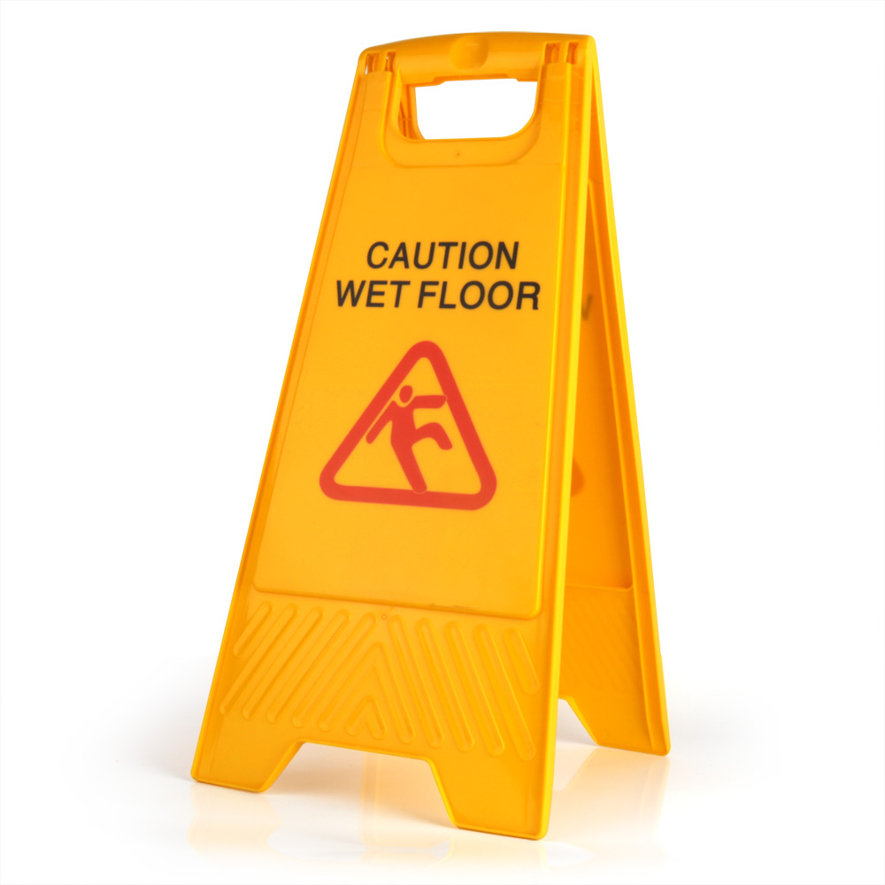 Stand Up Wet Floor Sign from FTS Safety
