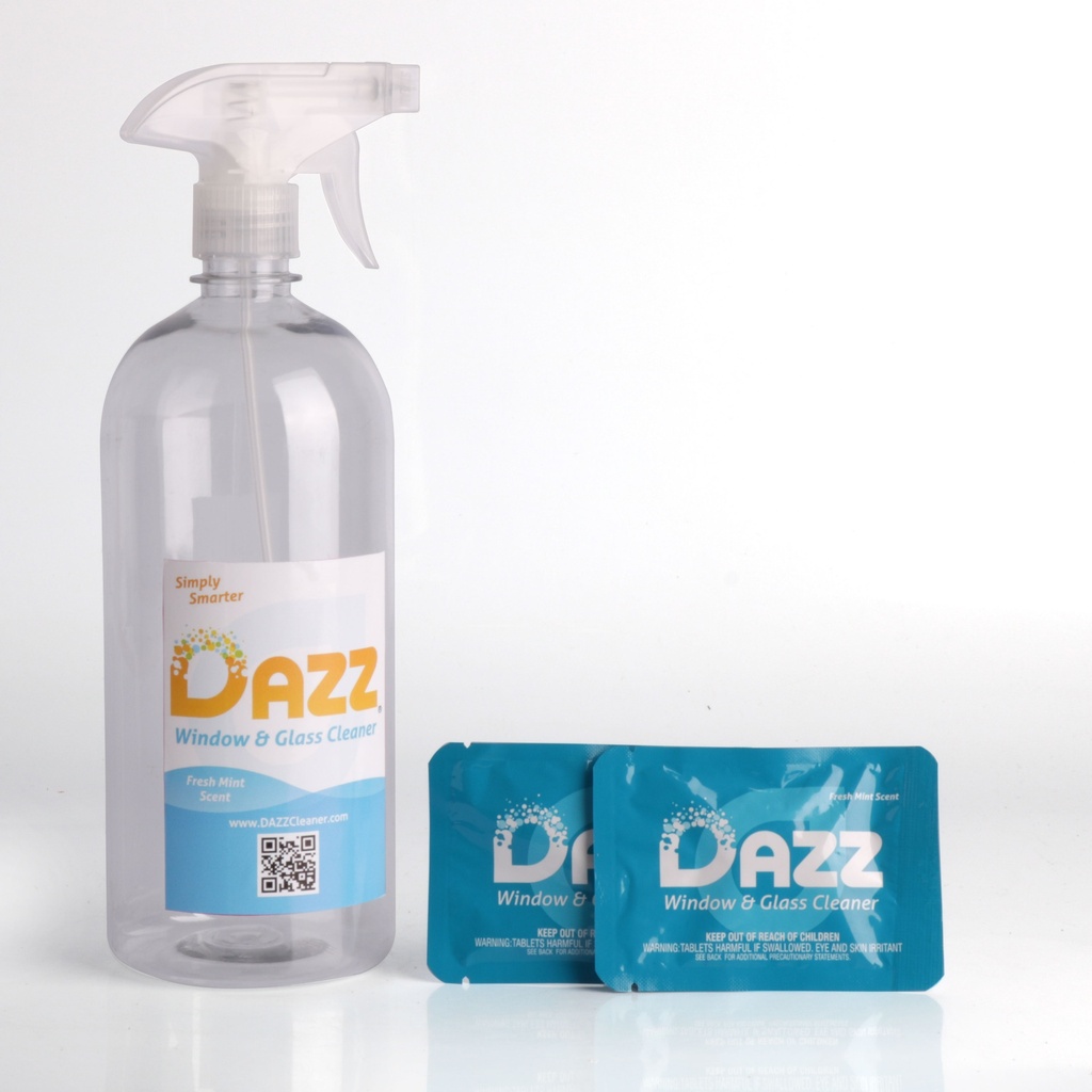 DAZZ Window & Glass Cleaner Tablet Starter Kit from FTS Safety